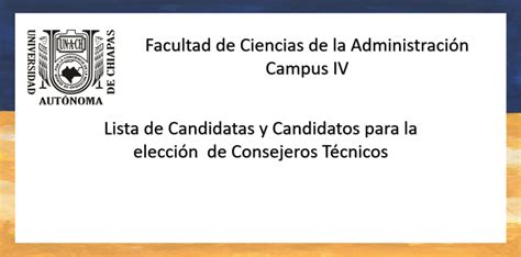 Facultad de Ciencias de la Administración Campus IV