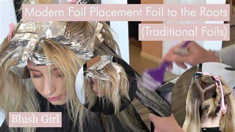 Modern Foil Placement Foil To The Roots Full Head Foil And