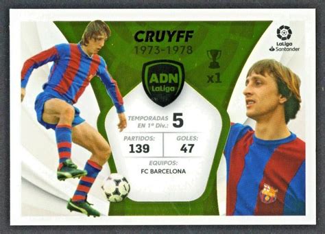 Johan Cruyff 7 Dna Laliga Chrome La Liga Santander 2021 22 Este Panini