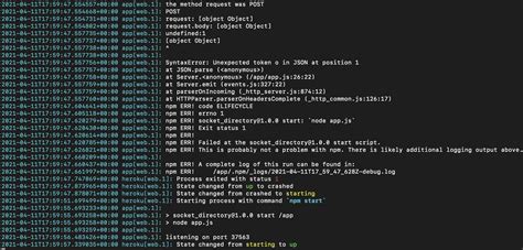 Javascript Accessing The Body Of An Request Sent From A Swift