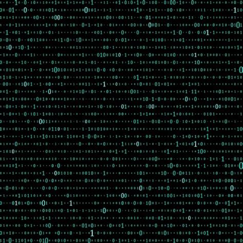 Premium Vector Matrix Background With Numbers On The Screen Binary