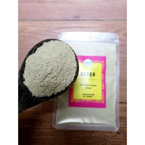 Jual Bubuk Sereh Daun Serai Lemongrass Powder 100 Gram Shopee