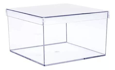 Caixa Acrílico 14x14 Cm Caixinha Porta Treco Caixa Box MercadoLivre