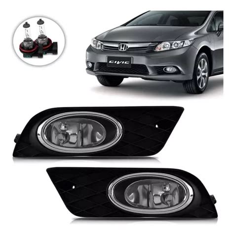 Farol De Milha Neblina Auxiliar Honda Civic G9 2012 2013 14 Frete grátis