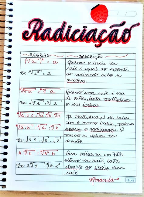 MAPA MENTAL SOBRE RADICIAÇÃO Maps4Study