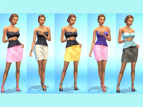 The Sims Resource Styled Look Shiny Glam