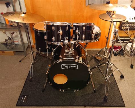 Mapex Tornado Schlagzeug Drumset Fusion Remo Fellset Und Paiste 302