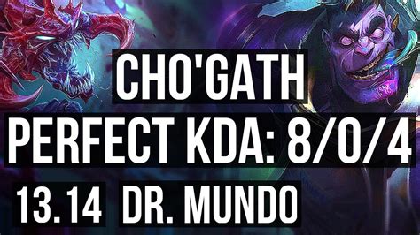 Cho Gath Vs Dr Mundo Top Rank Cho Legendary Games