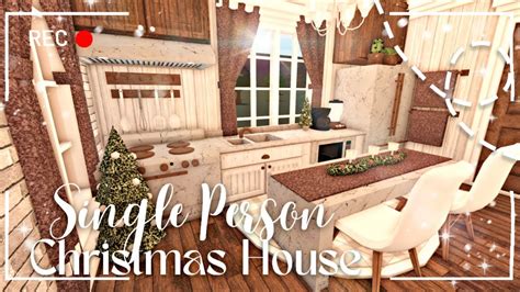 Roblox Bloxburg No Gamepass Single Person Christmas House