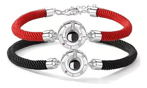 Pulseras Parejas Distancia Novios Te Amo En Idiomas Env O Gratis