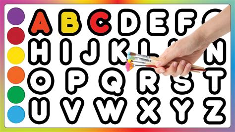 Abcdefghijklmnopqrstuvwxyz Alphabets Coloring Page Learn To Read