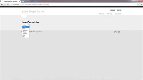 creating simple cascading dropdownlist in mvc 4 using razor