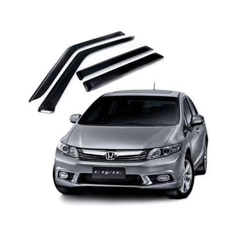 Calha Chuva Honda New Civic Fum Submarino