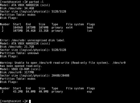 how to create a new ext4 file system partition in linux