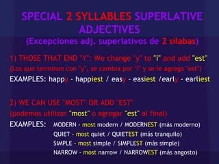 Comparative And Superlative Adjectives PPT