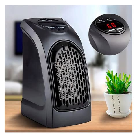 Ripley ESTUFA CALENTADOR CALEFACTOR ELÉCTRICO PORTÁTIL 400W CONTROL