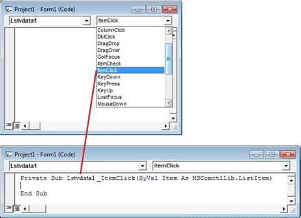 Show Listview Data In Textbox Or Get Listview Selected Items In Vb