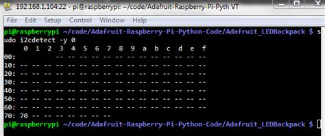 pi prep matrix and 7 segment led backpack with the raspberry pi adafruit learning system