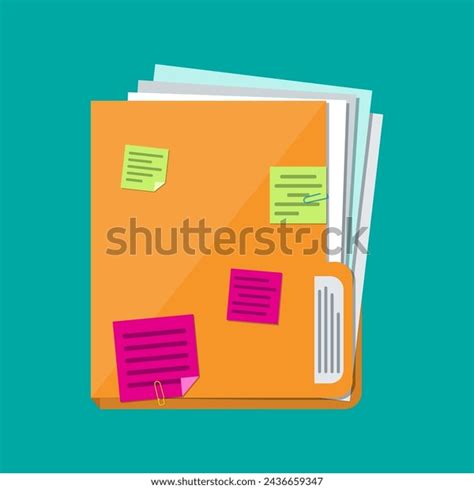 Documentos En Carpeta Over Royalty Free Licensable Stock