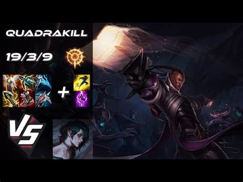 Mid Lucian Vs Hwei Quadrakill Eu Challenger Patch Youtube
