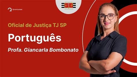 Concurso TJ SP Oficial de Justiça Aula de Português YouTube