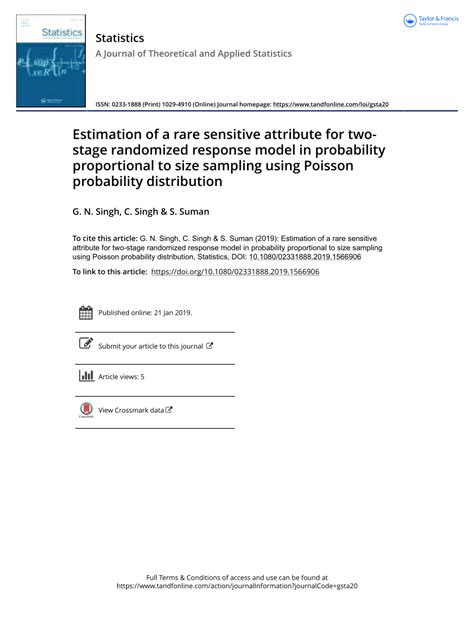 pdf estimation of a rare sensitive attribute for two stage randomized response model in