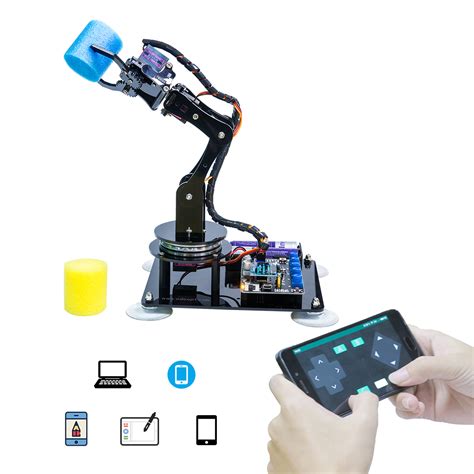 Adeept 5 DOF STEAM DIY Robot Arm Robotic Arm Kit For UNO R3 With Ardui