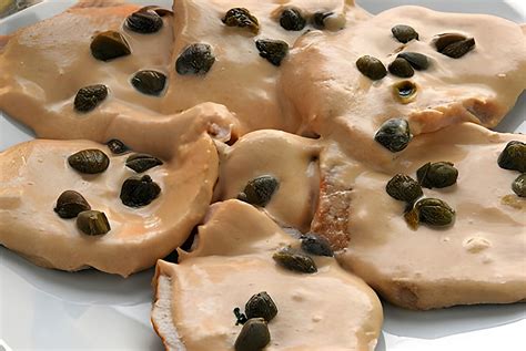 Recette de Vitello Tonnato ou Vitel tonné ou encore Veau froid à la