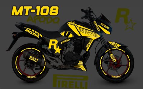 KIT REFLECTIVOS VENTO Tornado 250 Rockstar Ahuevosi