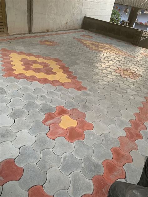 Concrete Cosmic Interlocking Paver Block Dimensions 240x240mm