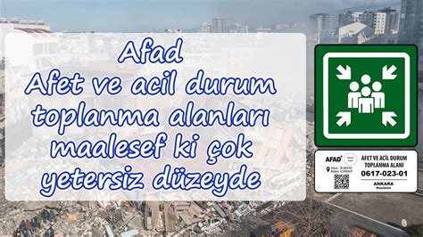 Afad afet ve acil durum toplanma alanları Deprem toplanma alanları