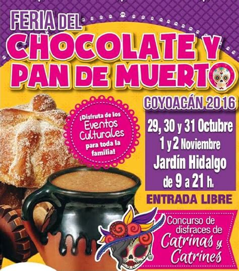 Feria del Chocolate y el Pan de Muerto Coyoacán CDMX Cultura y
