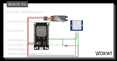 Automatic Door Wokwi ESP32 STM32 Arduino Simulator