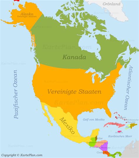 Nordamerika Südamerika Karte Gold Karte
