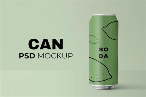 Lata Mock Up Vectores Y PSD Gratuitos Para Descargar
