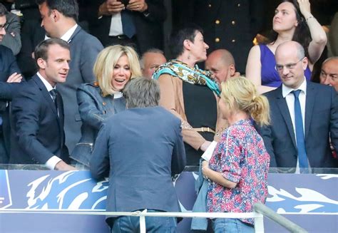 Photo Le président de la République Emmanuel Macron sa femme la