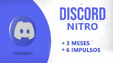 DISCORD NITRO GAMING 3 MESES 6 Discord Nitro E Impulsos GGMAX