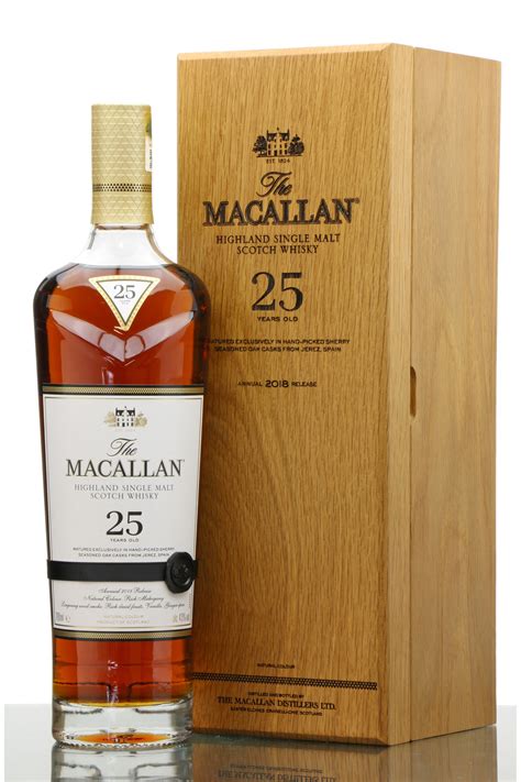 Macallan 25 Years Old Sherry Oak 2018 Release Just Whisky Auctions