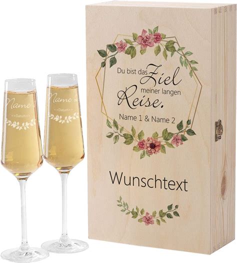 Gravurzeile Leonardo Sektgl Ser Mit Gravur Wedding Love Design