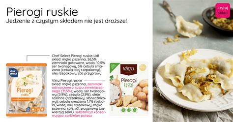 Pierogi ruskie porównanie produktów na Czytaj Skład