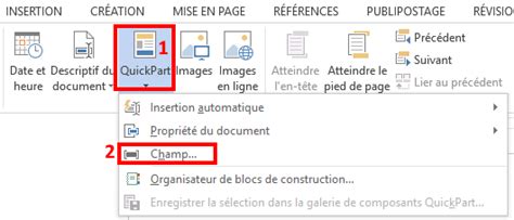 Comment insérer un en tête ou un pied de page dans Word Coursinfo fr