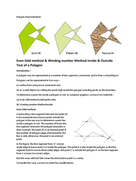 unit4 pdf polygon algorithms and data structures