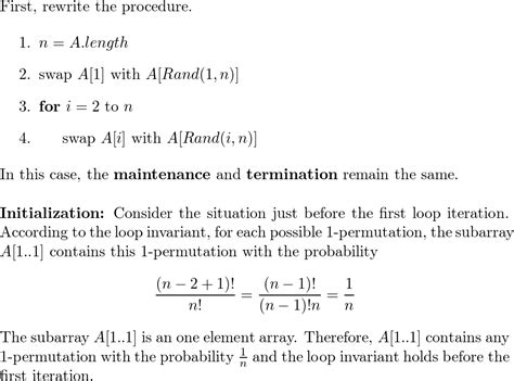 introduction to algorithms 9780262033848 exercise 1 quizlet