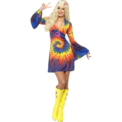 70er Jahre Kostüm Hippie Kleid 60er Jahre Vintage Hippiekleid Flower
