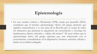 Origen etimológico y significado de la palabra filosofía Filosofía