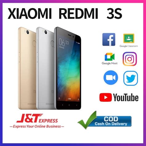 Jual Hp Xiaomi Redmi 3s RAM 3 32GB 2 16GB LTE 4G Android Smartphone