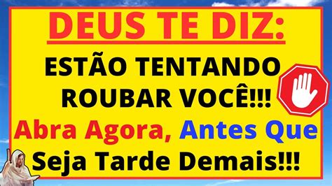 DEUS DIZ ESSE É UM ALERTA IMPORTANTE MENSAGEM URGENTE DE DEUS