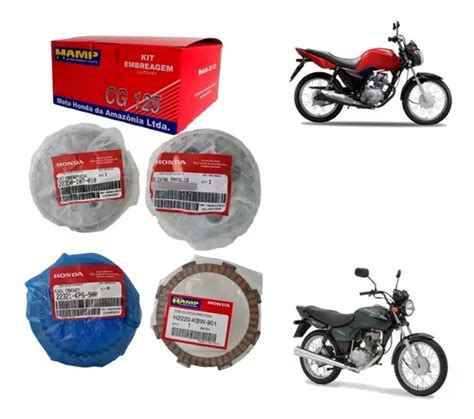 Kit Embreagem Cg Titan Fan Hamp Original Honda Frete Gr Tis