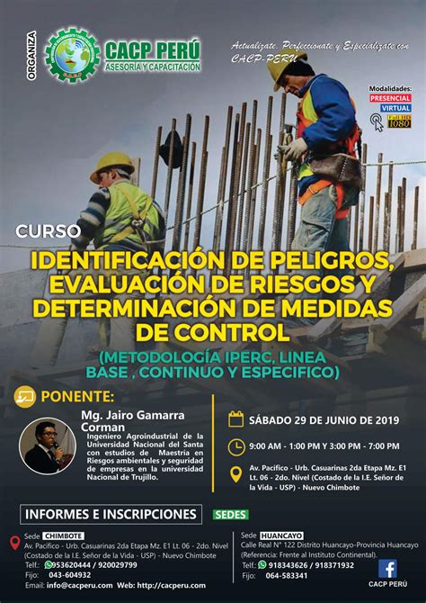 CACP Perú Curso Identificación De Peligros Evaluación De Riesgos Y