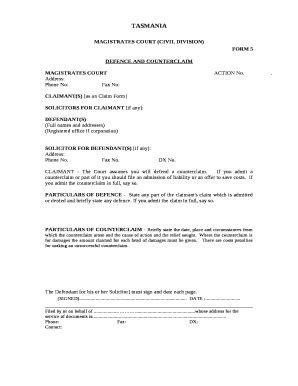 CLAIMANT S As On Claim Doc Template PdfFiller